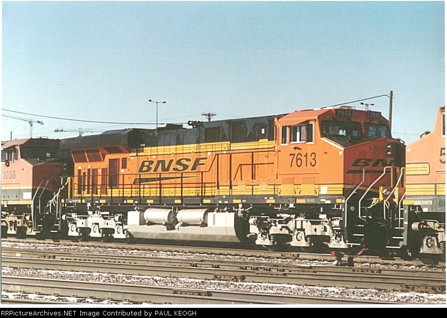 BNSF 7613 Denver Yard Dec 11 2005 Built Oct 2005 Serial#56204